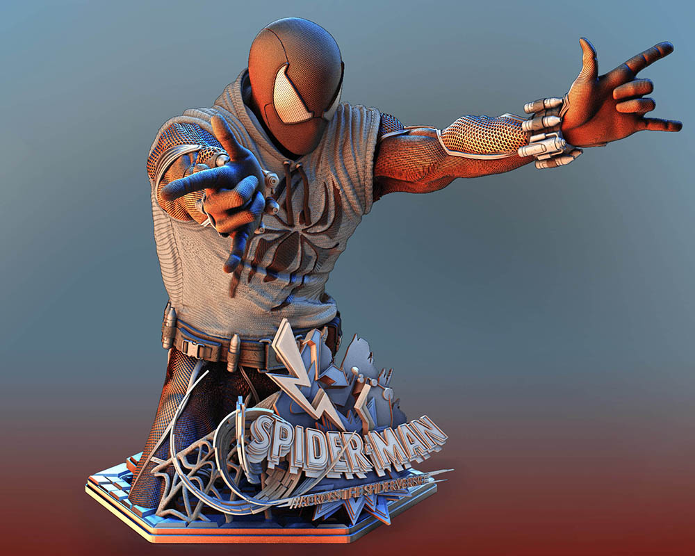 Scarlet Spider – Bust - Klaxium | 3D