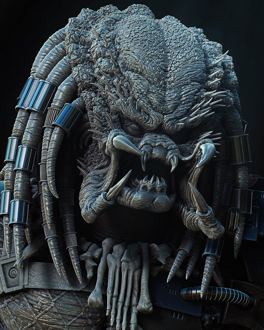 Predator and Dutch Diorama – Sculpture - Klaxium | 3D